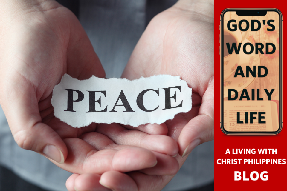 Let us continue to pray and act for peace! | Bayard Philippines