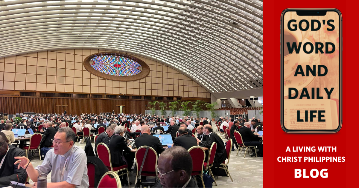 Synod on synodality: second session | Bayard Philippines